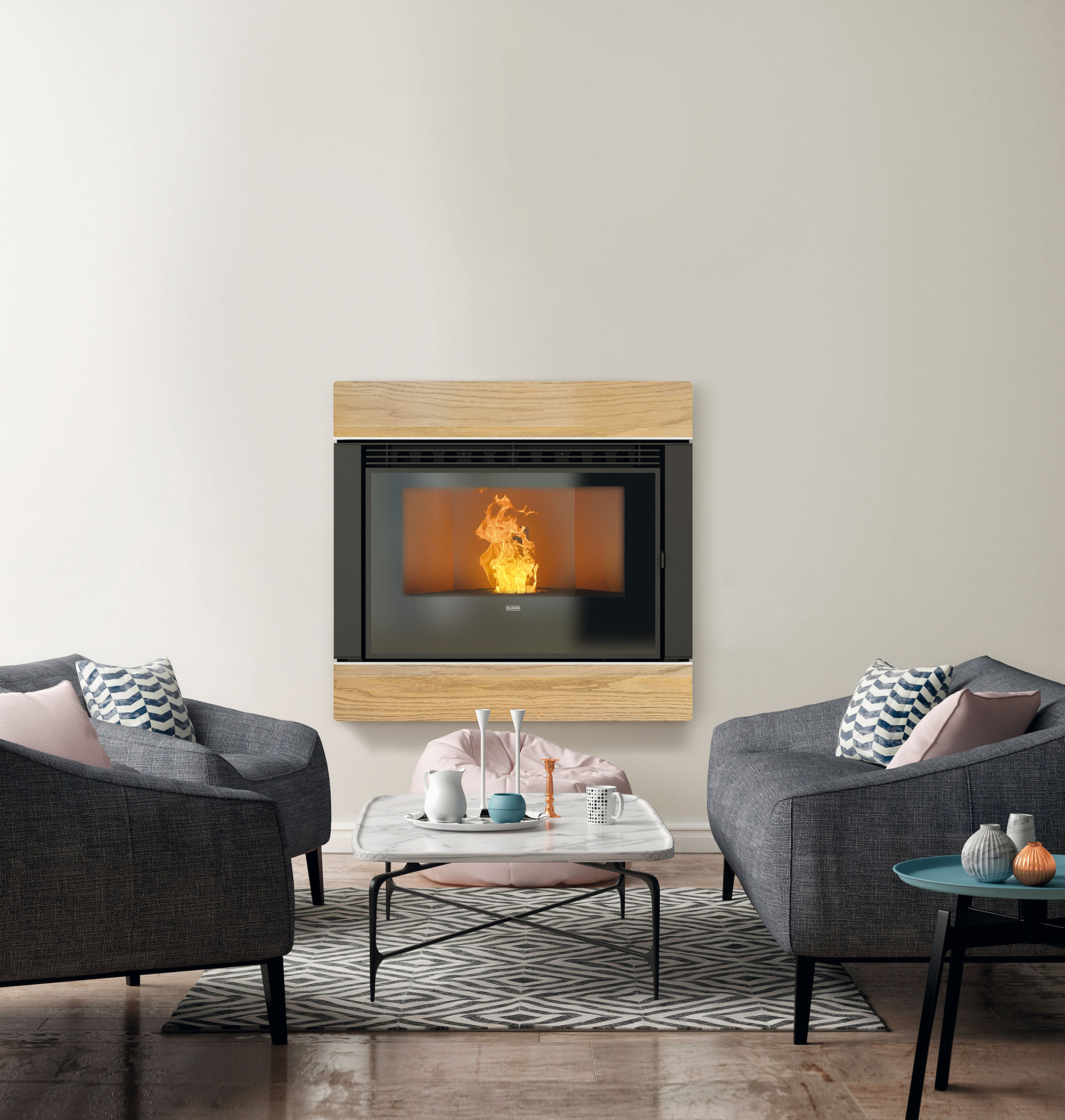 Klover Inset Log Burner | Home Heating | Commercial Biomass