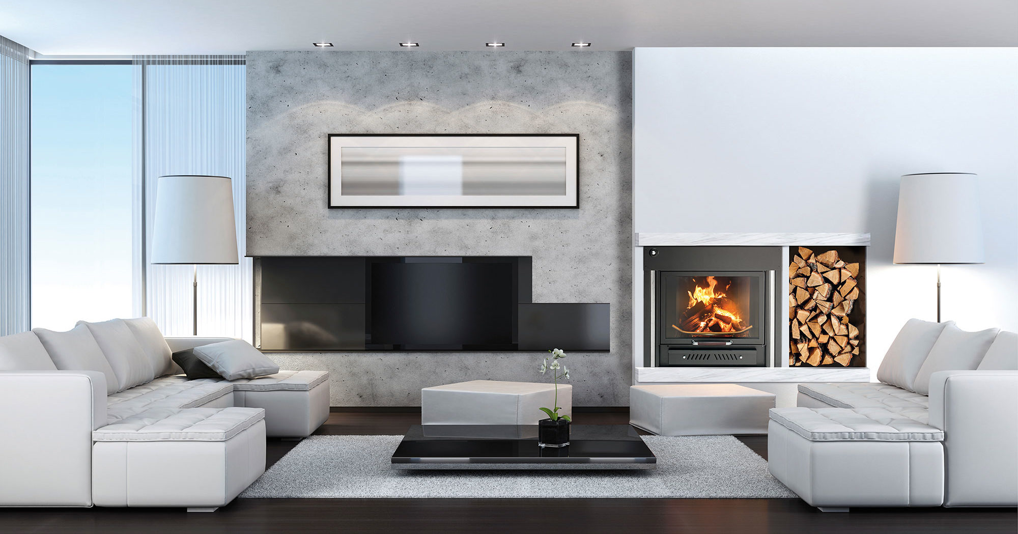 Klover Inset Log Burner | Home Heating | Commercial Biomass